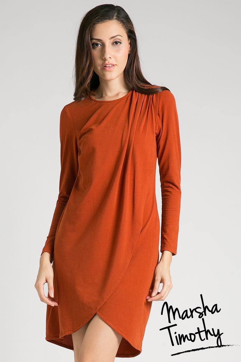 Sell Marlow Drape Dress Mini-dresses | Berrybenka.com